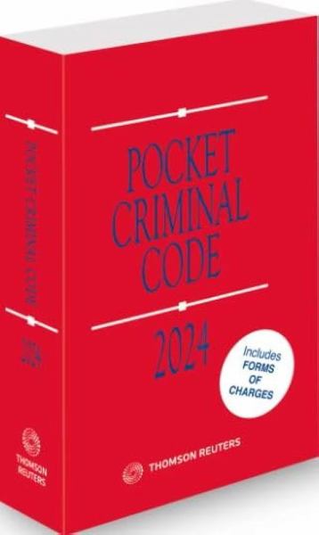 Pocket Criminal Code 2024 | University of Alberta Bookstore